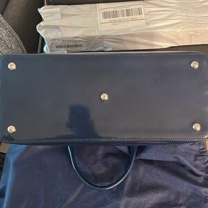 Iacucci | Bags | Iacucci Italian Leather Blue Tote Hand Bag New | Poshmark